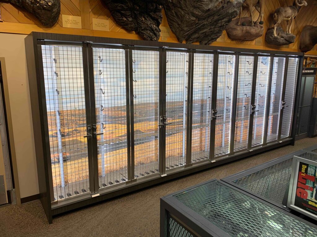 Scheels Gun Cabinet Installation | Thomas Grace Construction